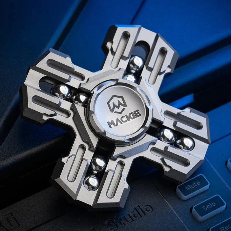 Paladin Fidget Spinner – Mackie 4-Leaf Bar Spinner in Titanium ...