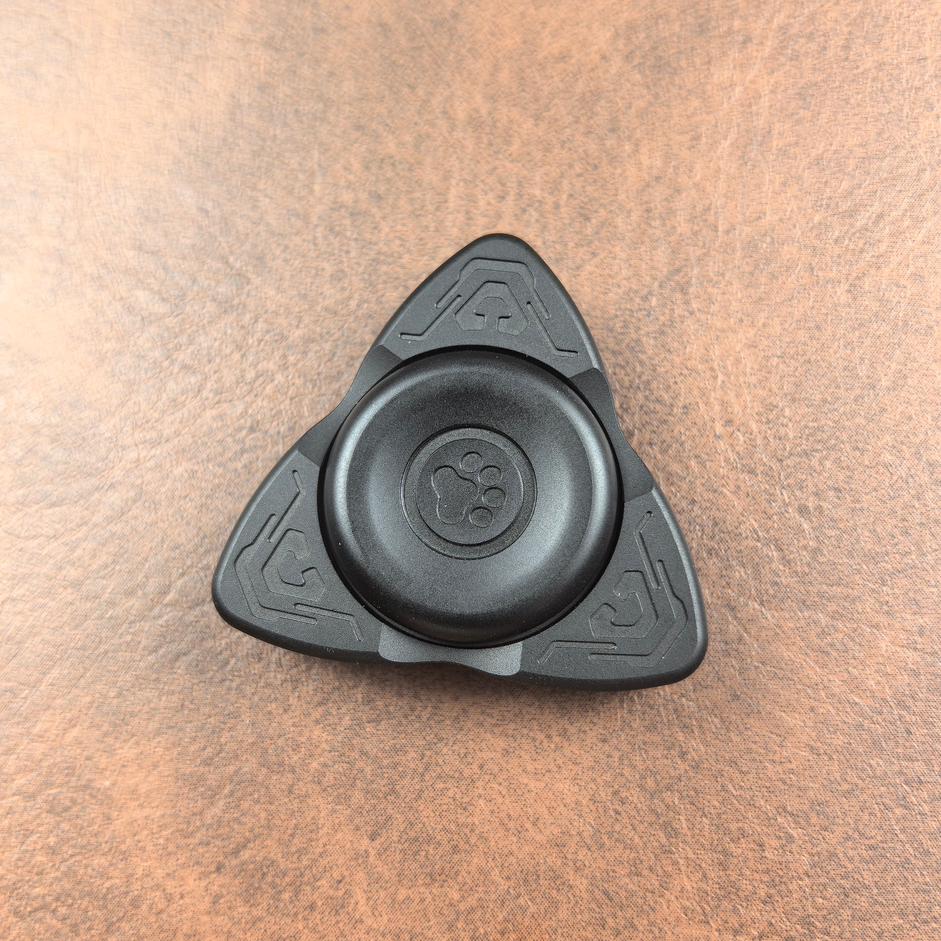 Canine Head Stainless Steel Spinner – Tri-Spinner EDC Toy – MightyEDC